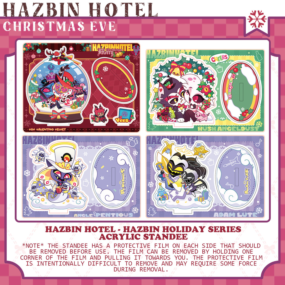 Hazbin Hotel-Hazbin Holiday🎄-Raised Acrylic Standee – StarrToy