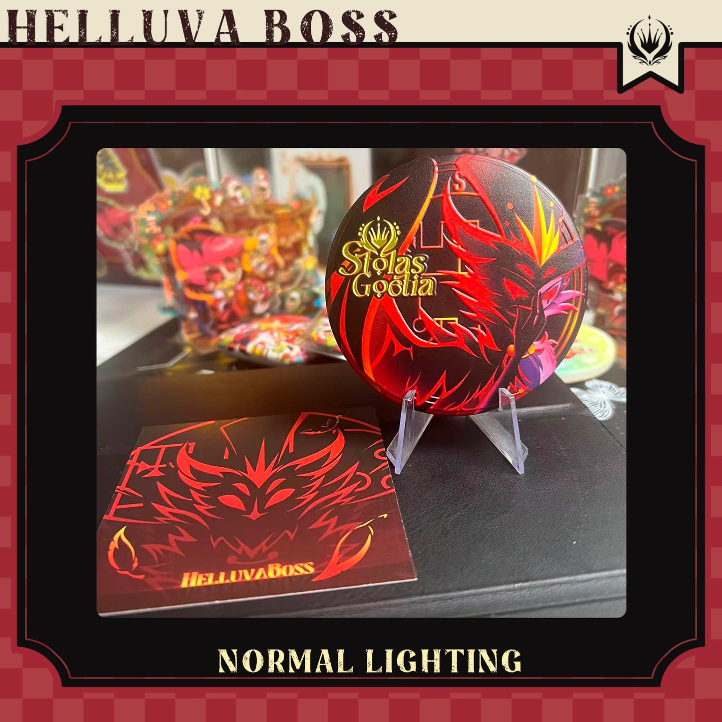 [Helluva Boss] stolas-demon “Reflective technology Badge/3D Texture ...