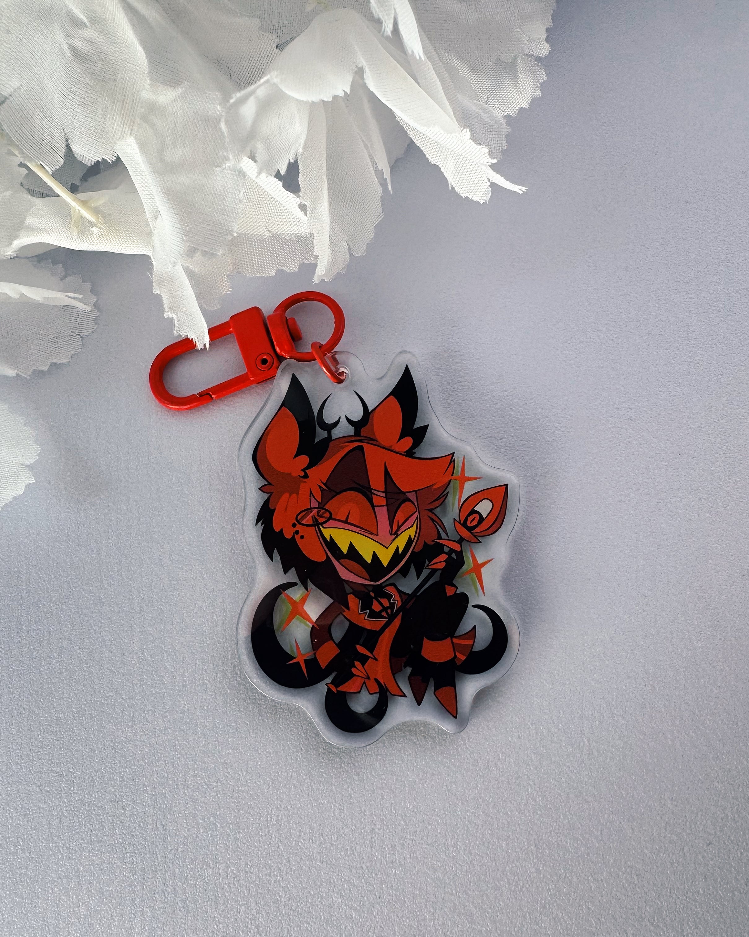 [Pre-order]Alastor and Lucifer keychains – StarrToy