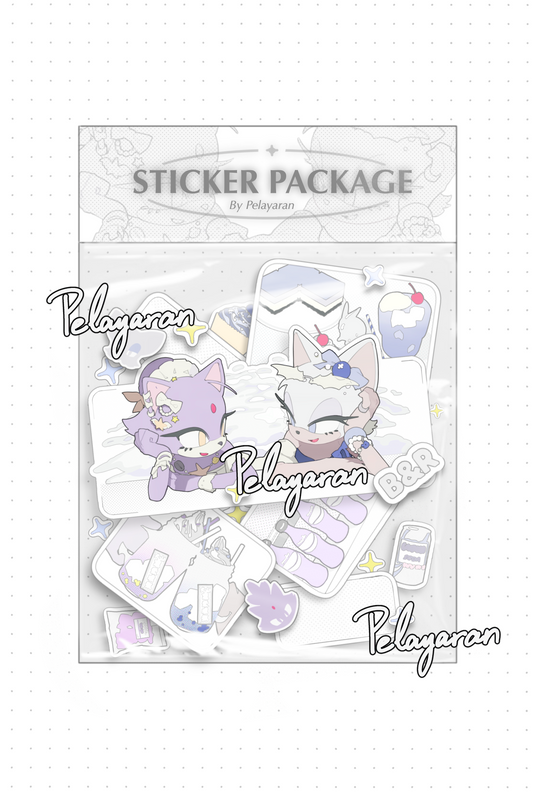 Rouge & Blaze Sticker Pack(Sonic fanart) – StarrToy