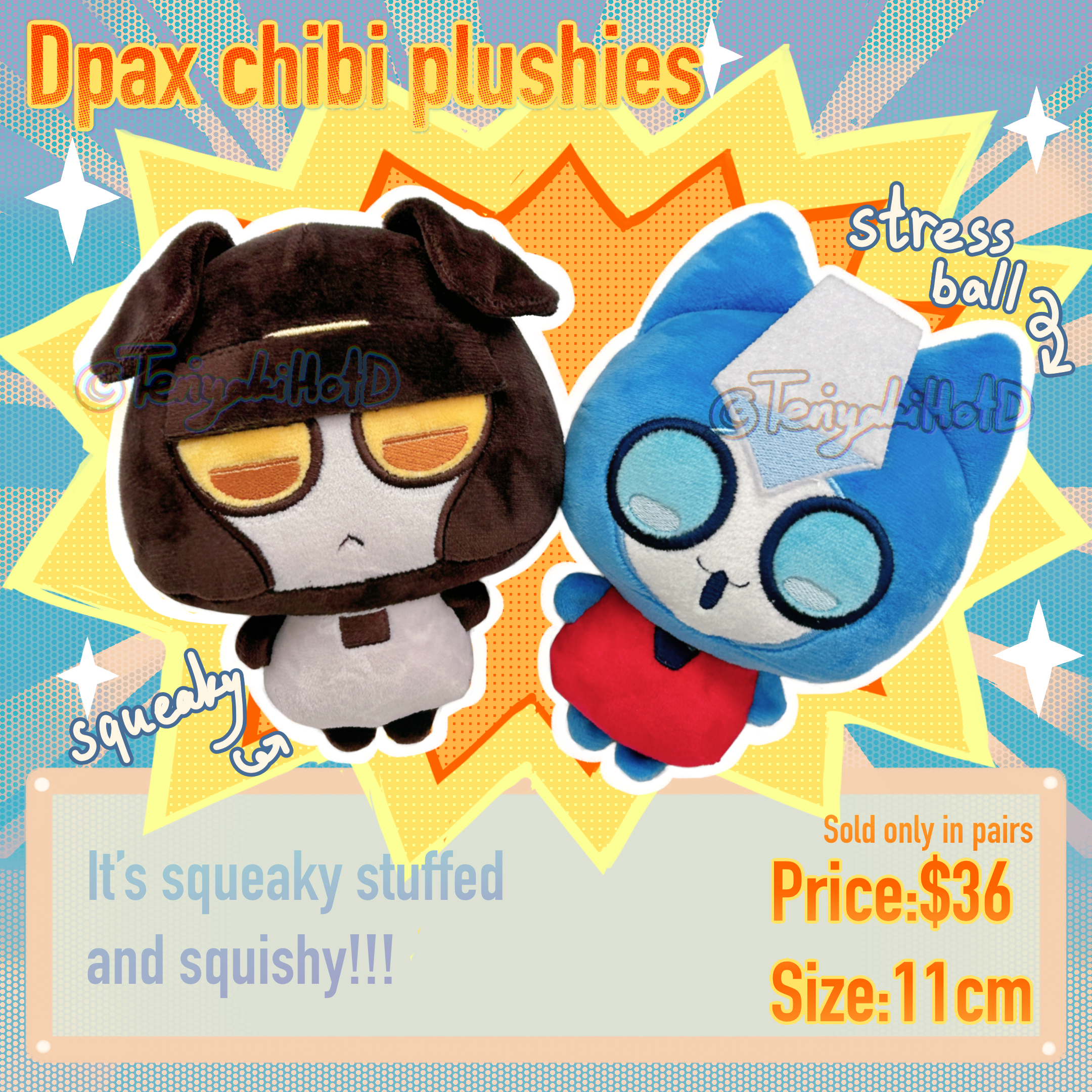 [Pre-sale]TF Dpax chibi plushies – StarrToy