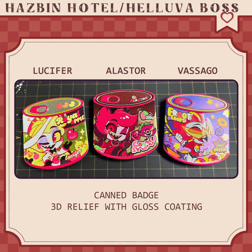 HH&Helluva Boss[Canned badge] – StarrToy
