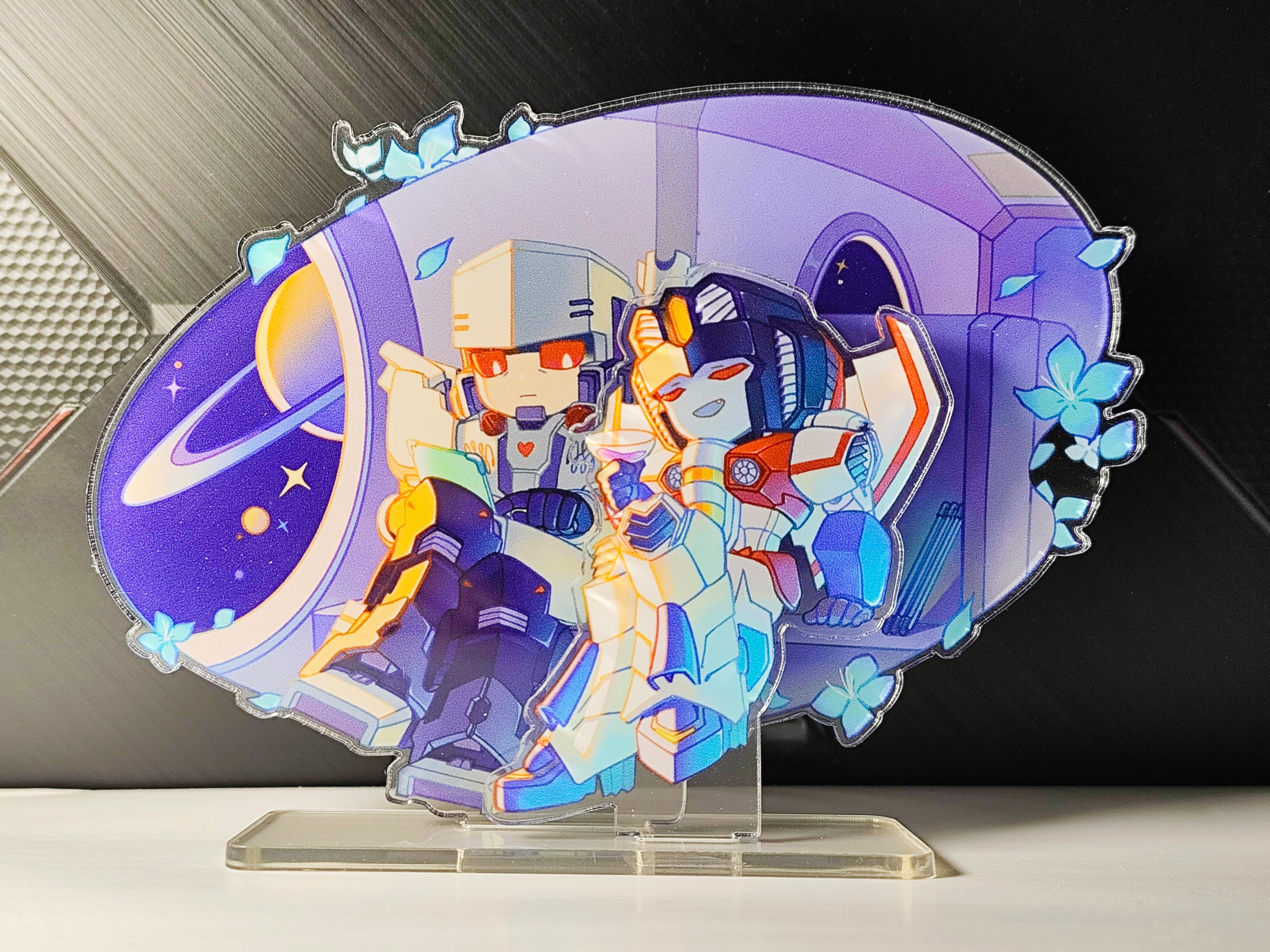 [In Stock] IDW Megastar Acrylic Double-Socket Stand – StarrToy
