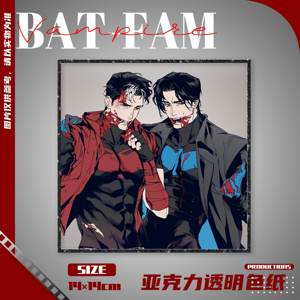 [Pre-order] Vampire Robin Acrylic shikishi – StarrToy