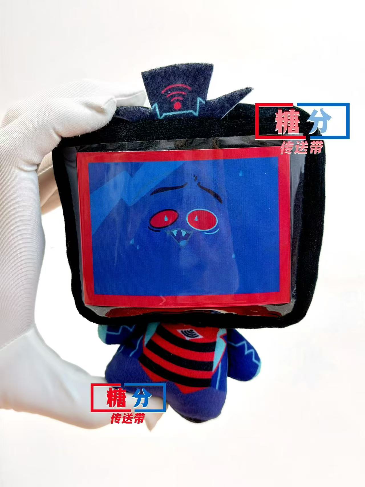 [Pre-sale]Hazbin Hotel vox 10cm cotton stuffed toy Grid face card[ ori ...